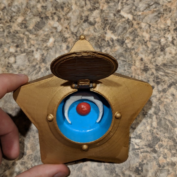 3D Printable Sailor Moon Orgel Star Locket by Matt McQueen