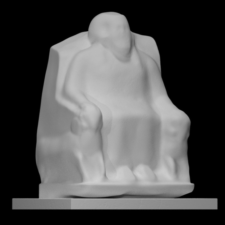 3D Printable Seated figure by Scan The World