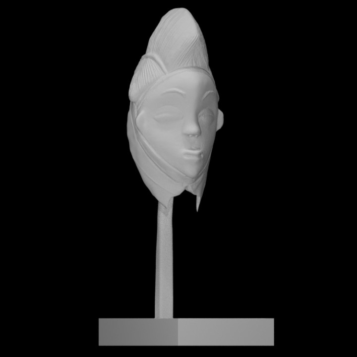 3D Printable Ritual mask by Scan The World