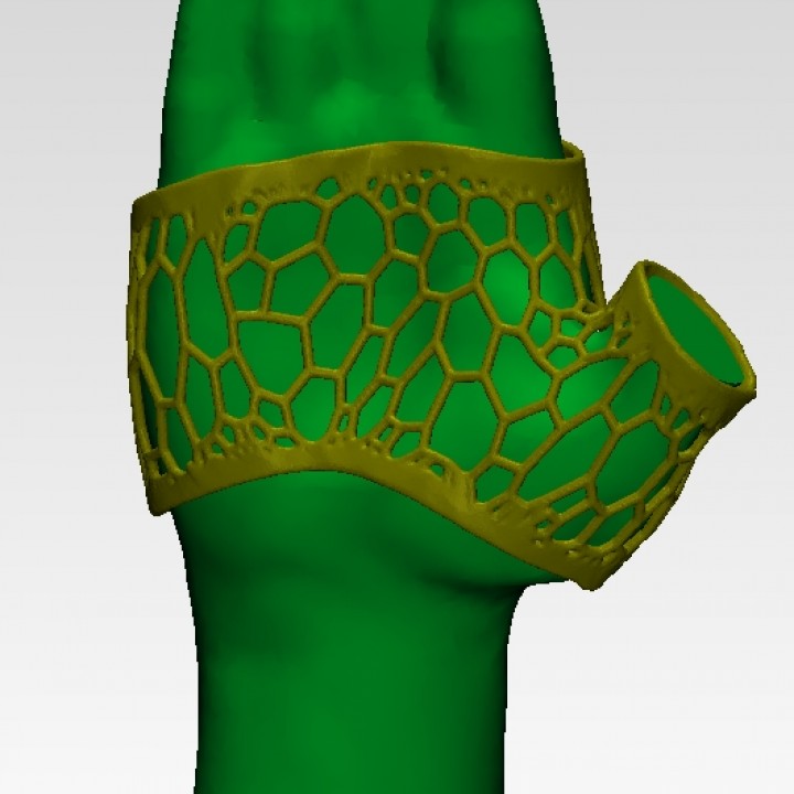 3D Printable hand sleeve by yc Pan