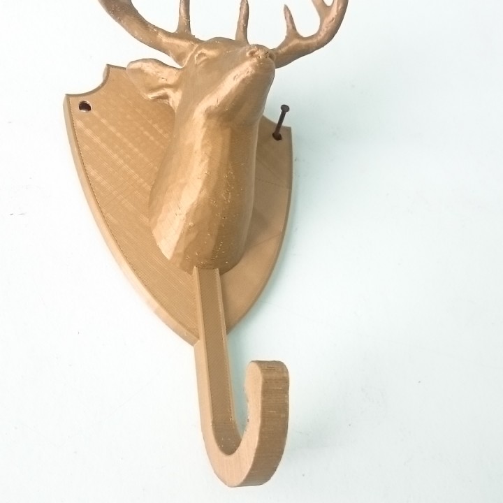 3D Printable Deer Hook by Wiken Wijoyo