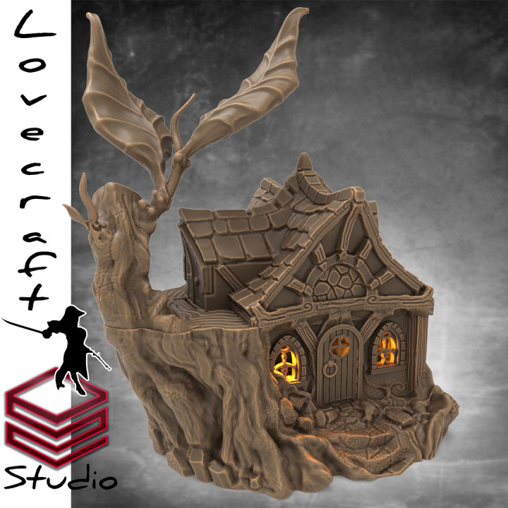 3D Printable Fey Cottage by Iain Lovecraft