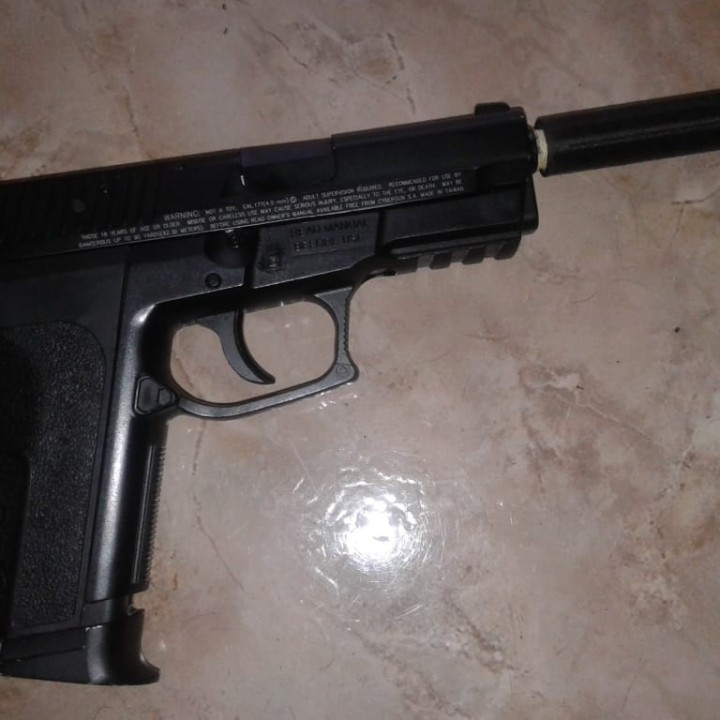 3D Printable Airsoft Suspressor by Daniel Houy