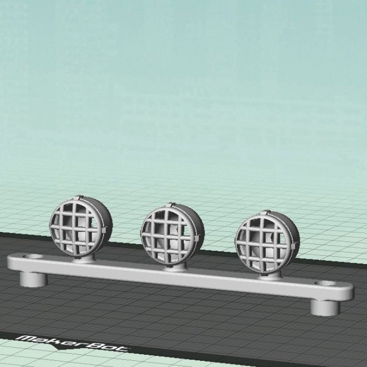 3D Printable RC KC Lights by Matthew Brenke