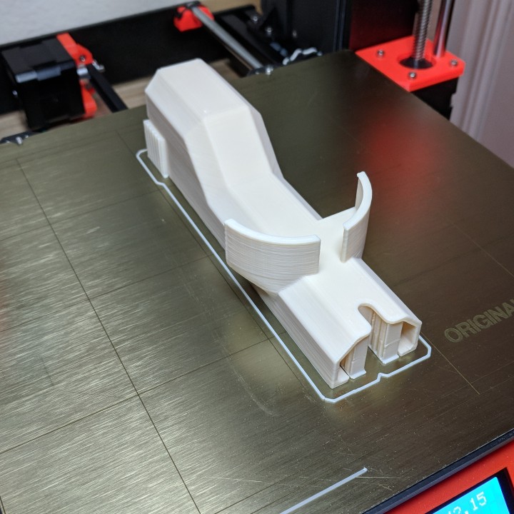 3D Printable Computer Cable Chase with Speaker Control Cradle by ...