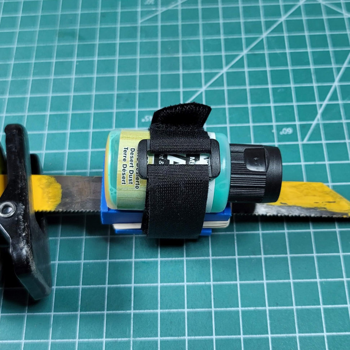 3D Printable Universal Hobby Paint Shaker by William Hayden