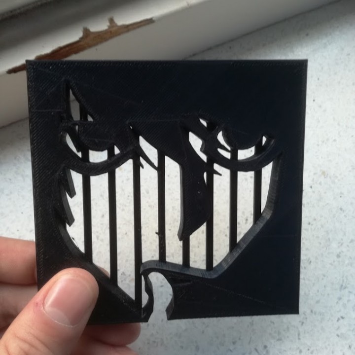 3D Printable Death Note L face statue by sam steur