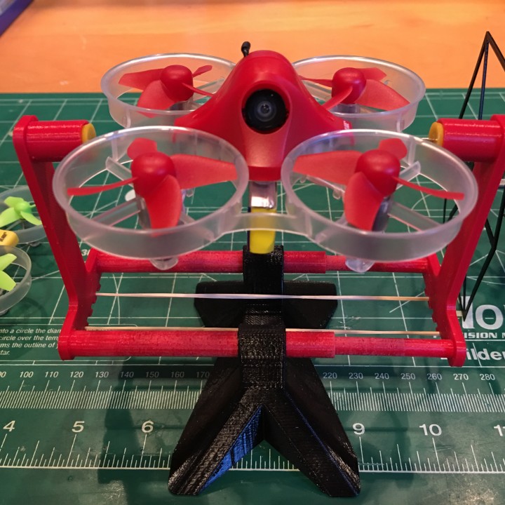 3D Printable Micro Quadcopter Drone Balancing Tool and Stand by 3DRebel ...