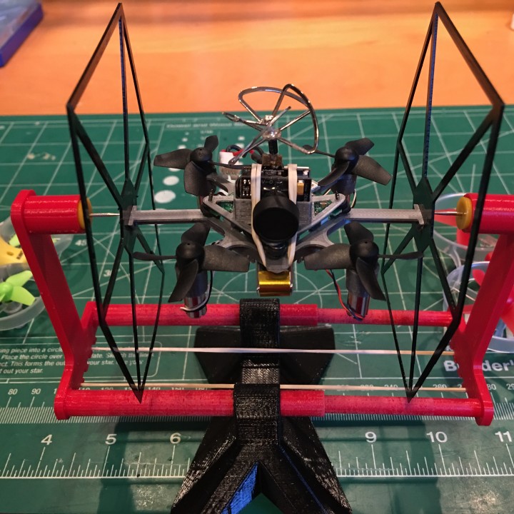 3D Printable Micro Quadcopter Drone Balancing Tool and Stand by 3DRebel ...