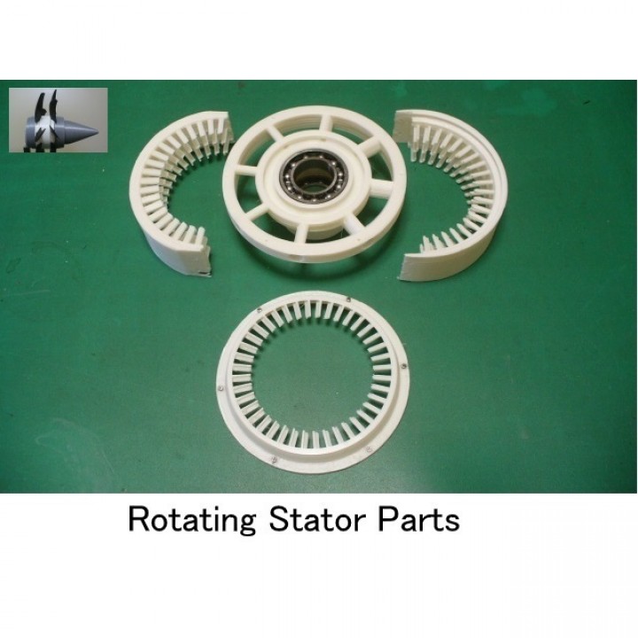 3D Printable Propfan Engine, Pusher Type by Motoo Kondo