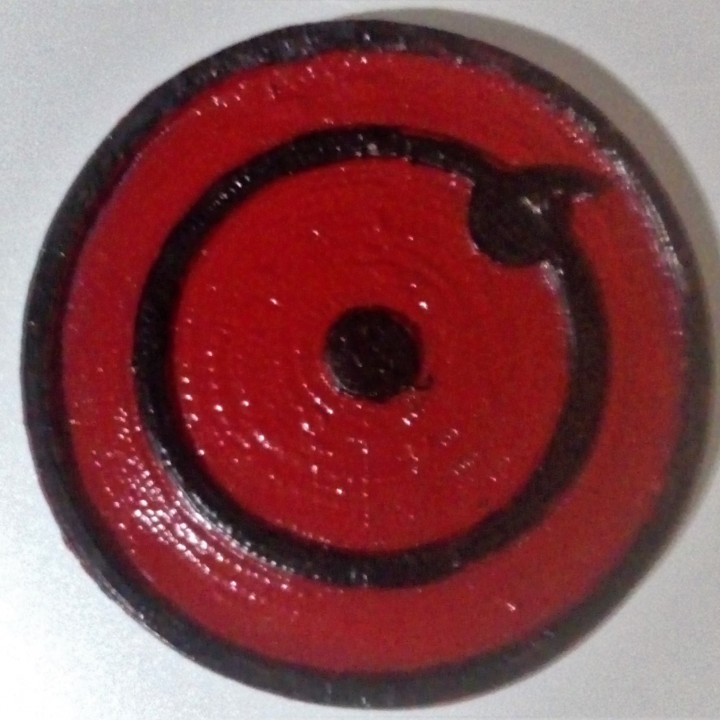 3D Printable First Stage of the sharingan for Keychain or Pendant by ...