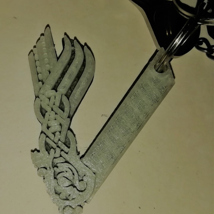 3D Printable Vikings keychain by jarkko vike