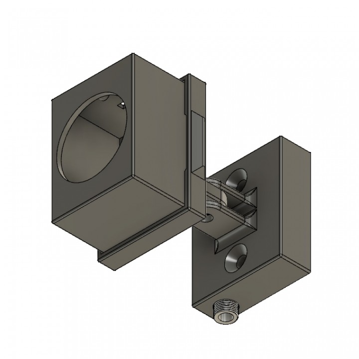 3D Printable HC-SR501 PIR sensor case with angle mount and a jack ...
