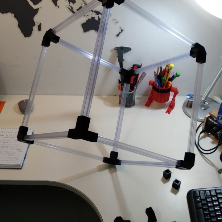 3D Printable DIY Photo Light Box 3D Printed Parts by Christian shakkour