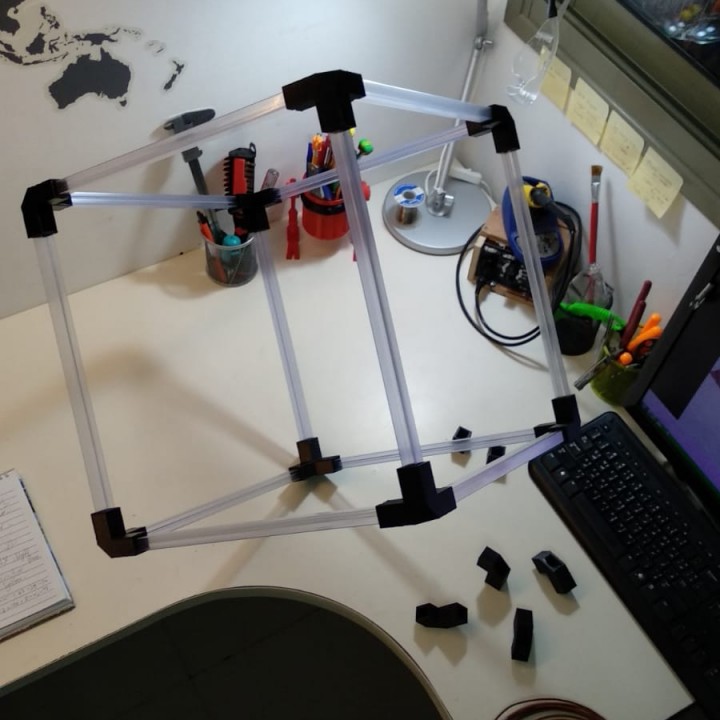 3D Printable DIY Photo Light Box 3D Printed Parts by Christian shakkour