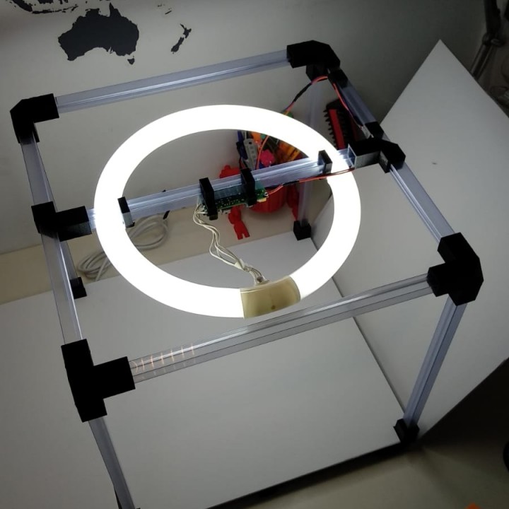 3D Printable DIY Photo Light Box 3D Printed Parts by Christian shakkour