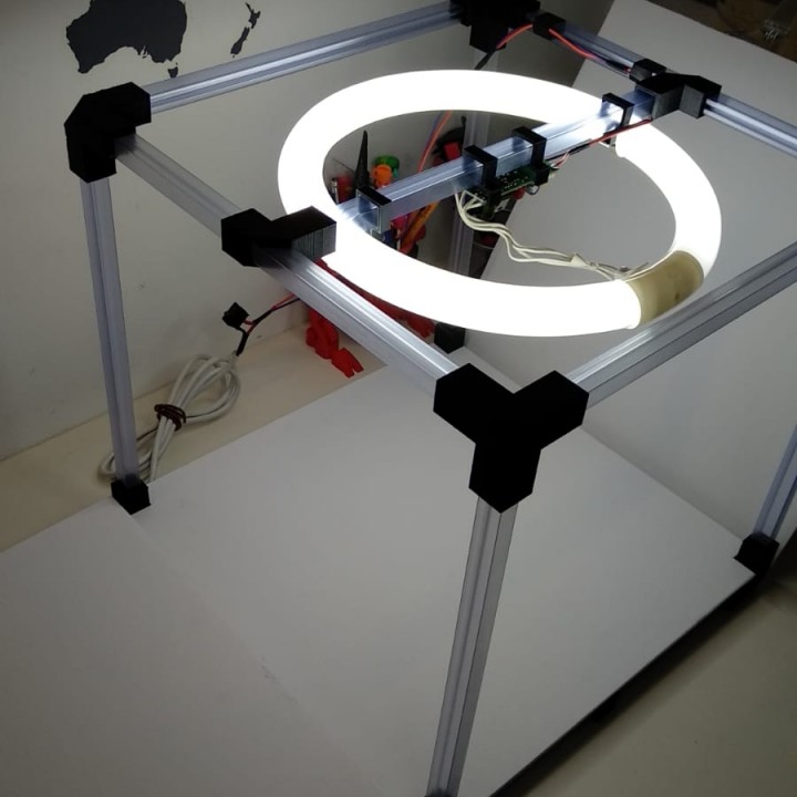 3D Printable DIY Photo Light Box 3D Printed Parts by Christian shakkour