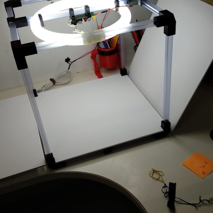 3D Printable DIY Photo Light Box 3D Printed Parts by Christian shakkour