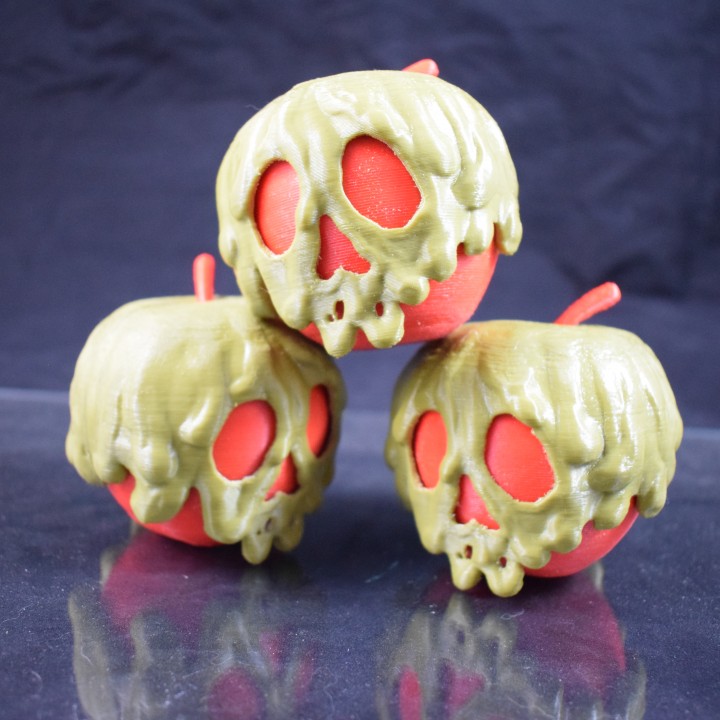 3D Printable Disney Poison Apple by Tanya Wiesner