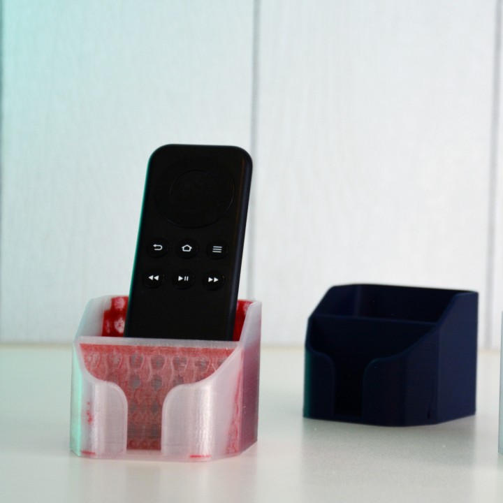 3D Printable Vertical Remote Stand by Duncan Smith