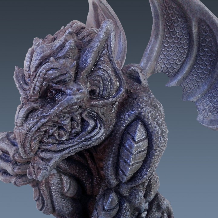 3D Printable Gargoyle by Richard Hanson