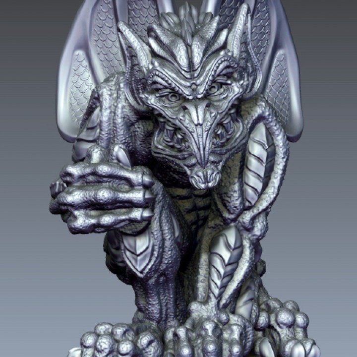 3D Printable Gargoyle by Richard Hanson