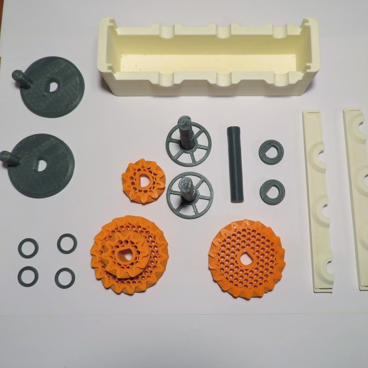 3D Printable Gearbox by EL3D