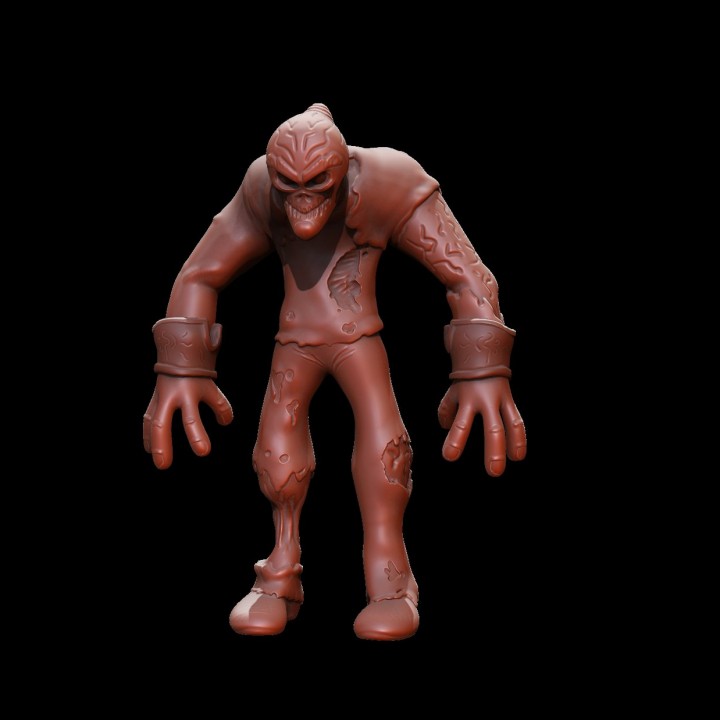 3D Printable Zombie Pirate by Wekster