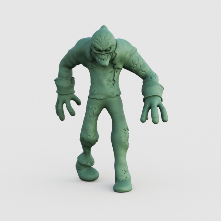 3D Printable Zombie Pirate by Wekster