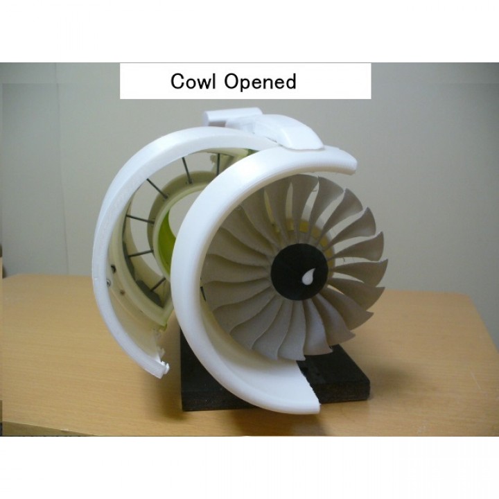3D Printable Thrust Reverser with Turbofan Engine Nacelle by Motoo Kondo