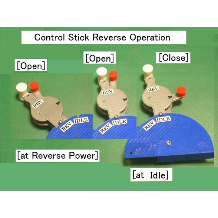 3D Printable Thrust Reverser with Turbofan Engine Nacelle by Motoo Kondo