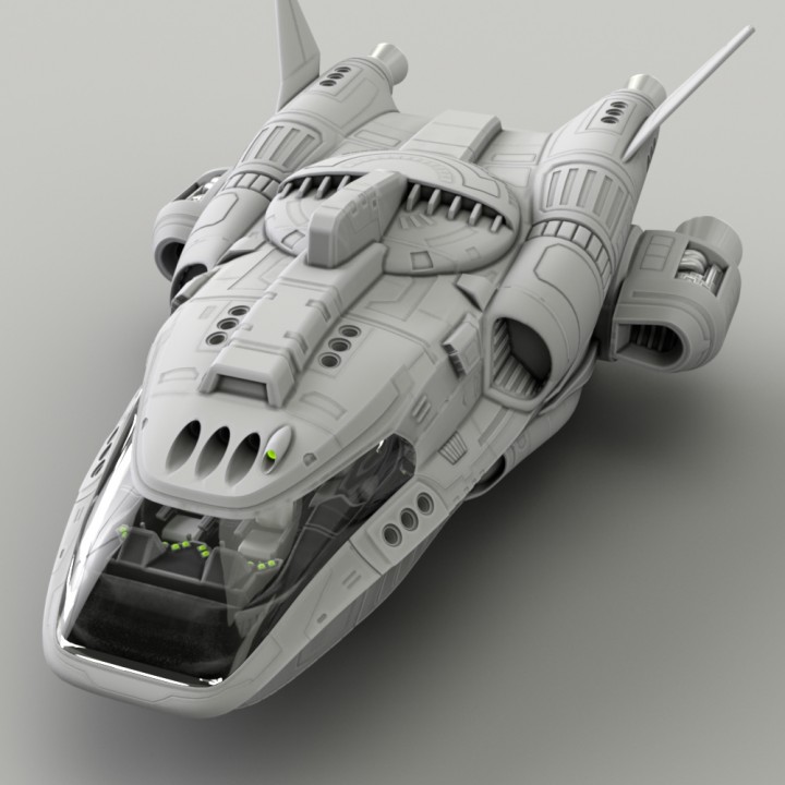 3D Printable Space Shuttle Alpha by 2nd Dynasty