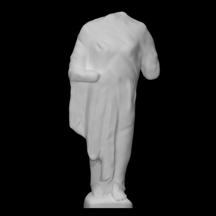 3D Printable Female torso by Scan The World