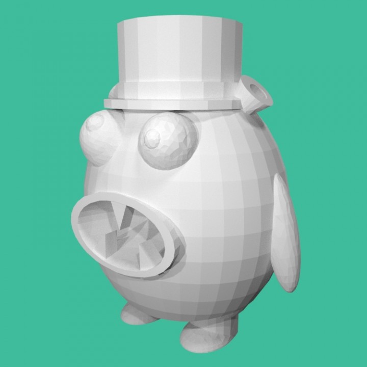 3D Printable Fancy Monster by Trevin