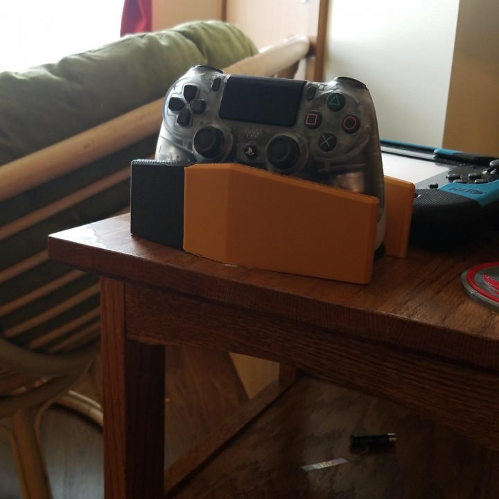 3D Print of Controller Stand (PS4 Dualshock) by bigibomb