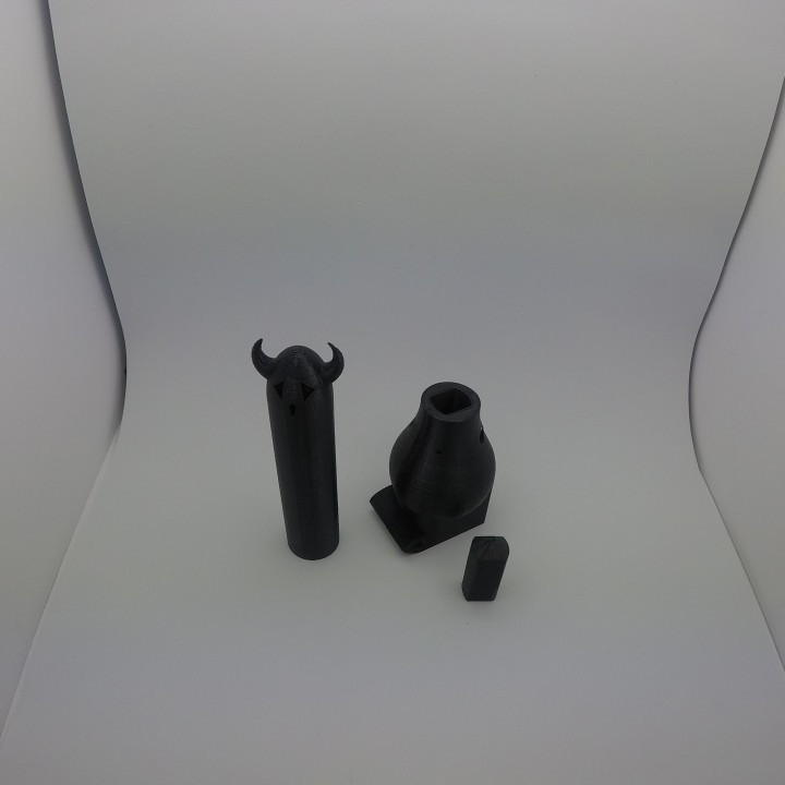 3D Printable Stick Shift Knob Extension by Christian shakkour