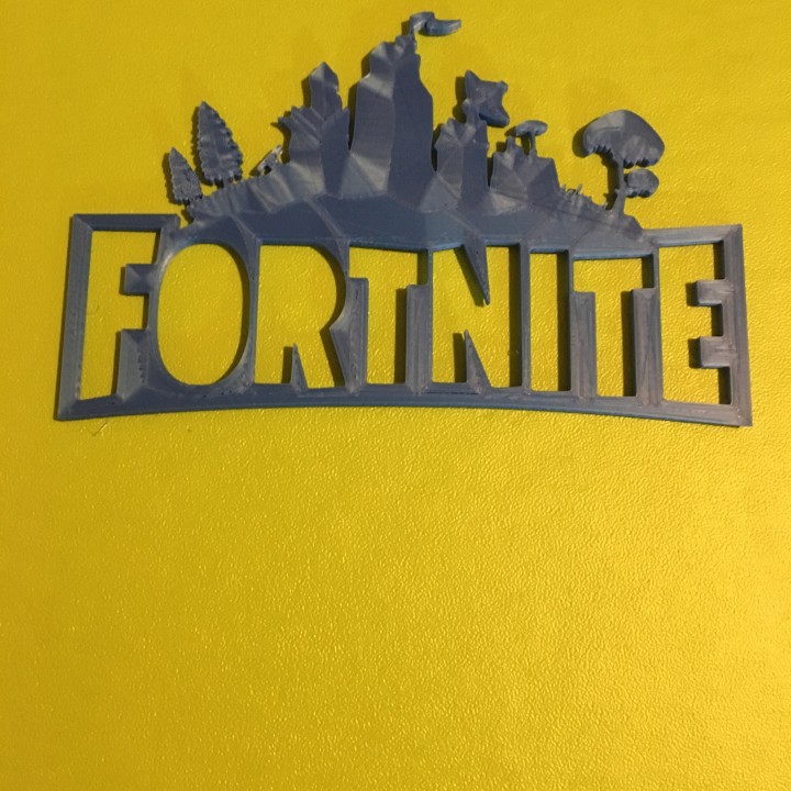 3D Printable Fortnite logo by Turner White