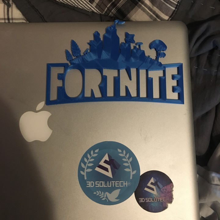 3D Printable Fortnite logo by Turner White