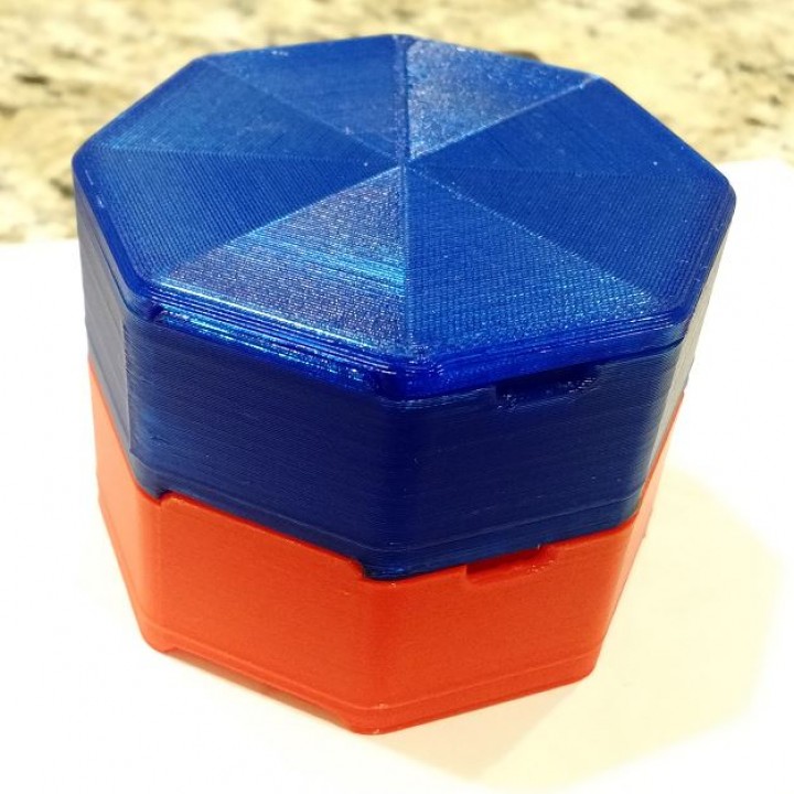 3D Printable Stackable Jewelry Box by Grant Goodwin