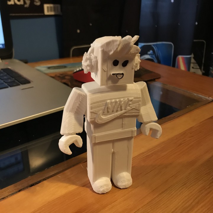 3D Printable Roblox Figure by Jack Carlson