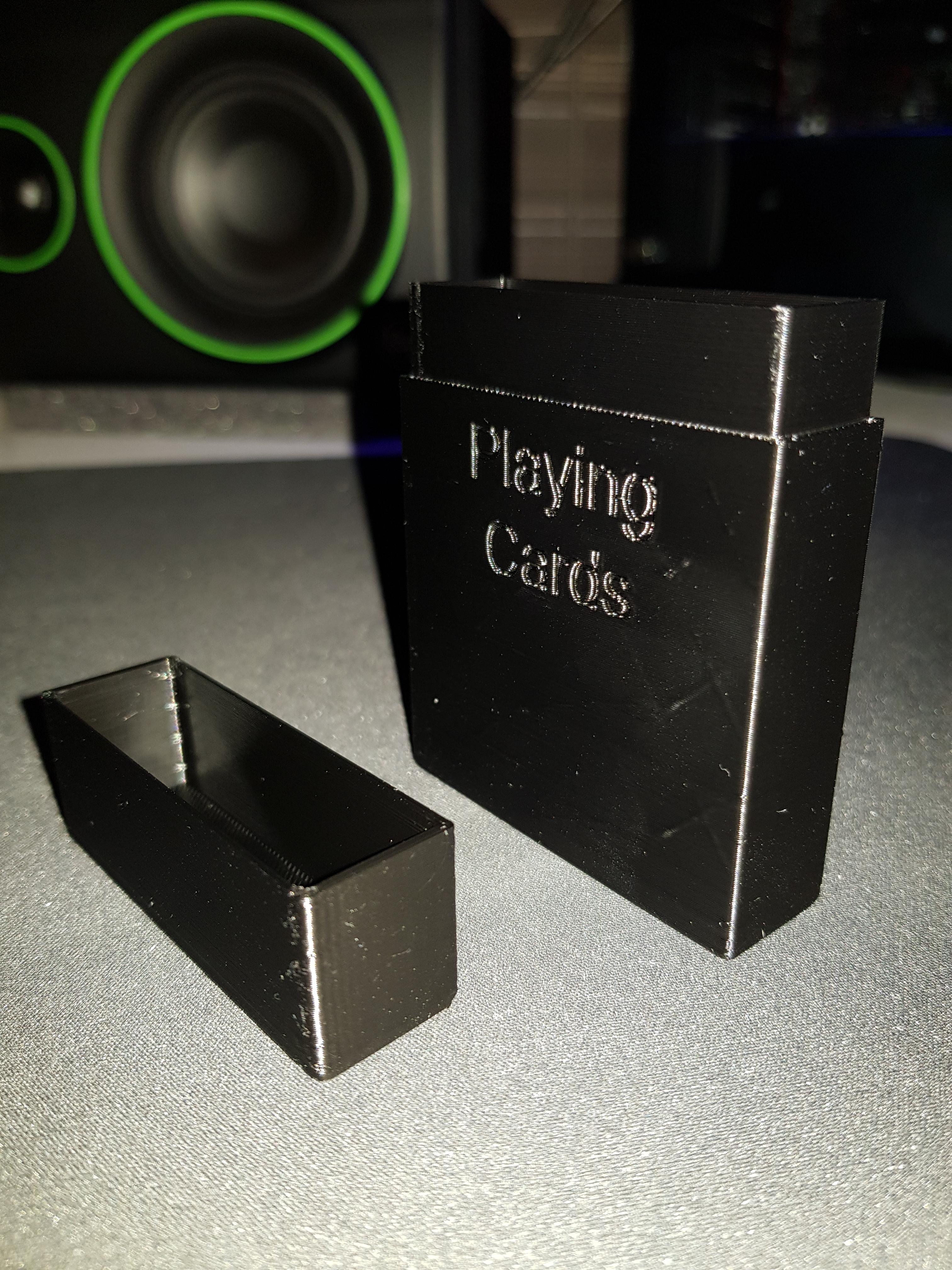 3D Printable Playing Card Holder by Joe Groppe