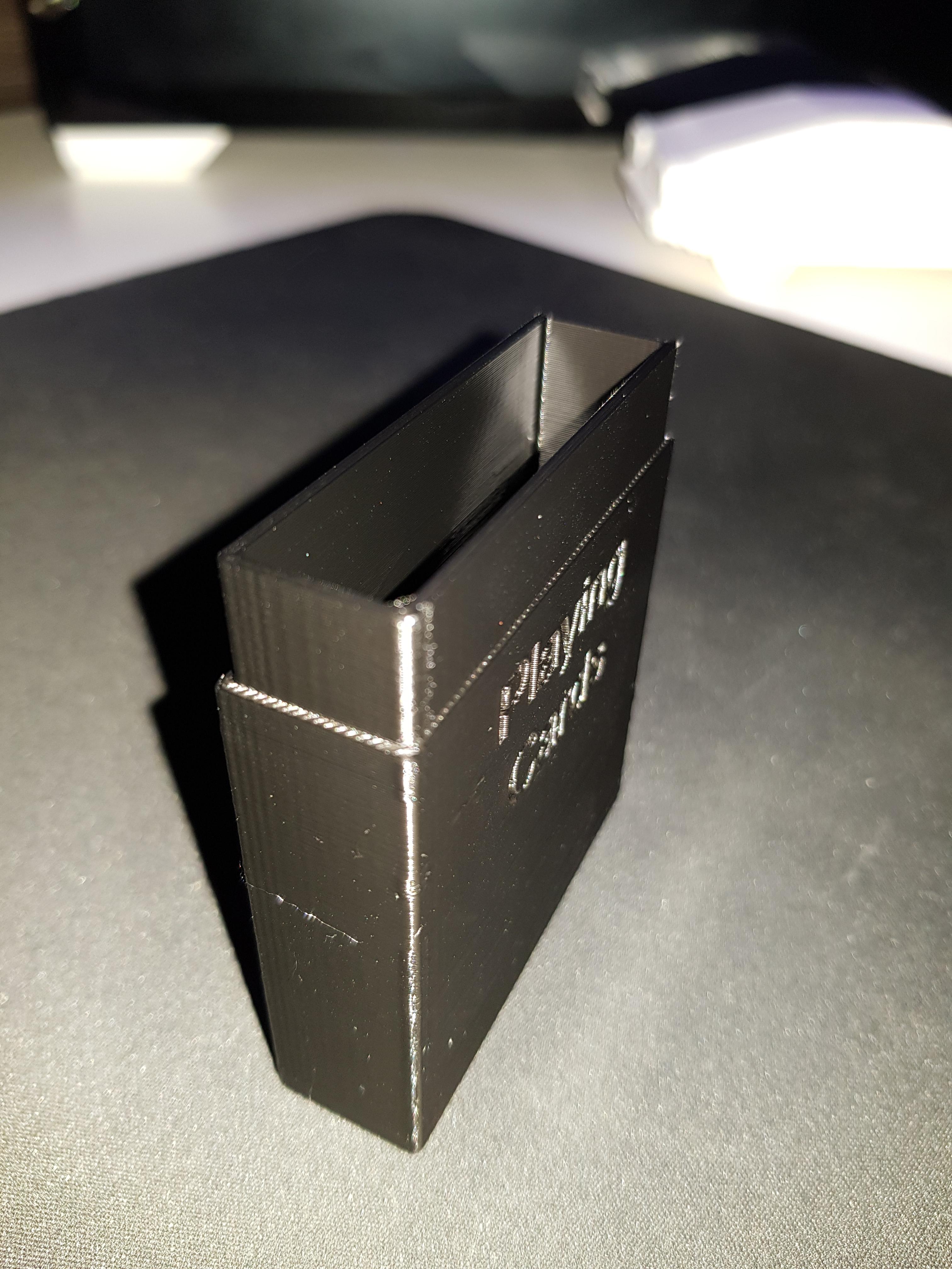 3D Printable Playing Card Holder by Joe Groppe