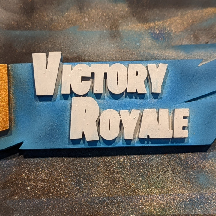 3D Print of Fortnite Victory Royale by alanjones2