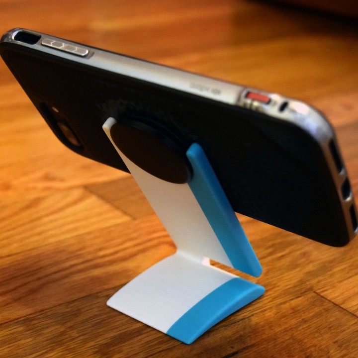 3D Printable Popsocket Phone Stand by Neil Sawhney