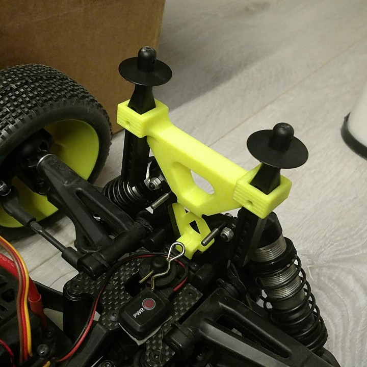 3D Printable Lexan Body Stands for Xray XB8E Buggy kit by ShmilCat