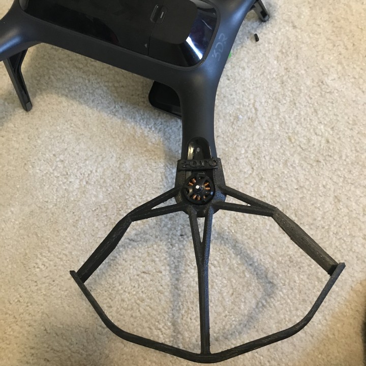 3D Printable the 3dr solo propoller blade ptotector SOLO on front by ...