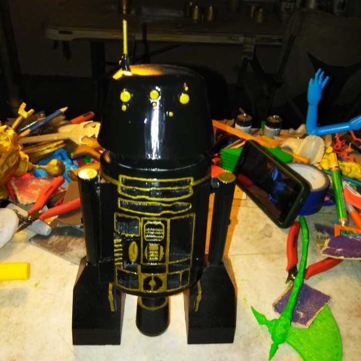 3D Printable Star Wars R5-J2 Imperial Astromech Droid by SHOLM JARBOE