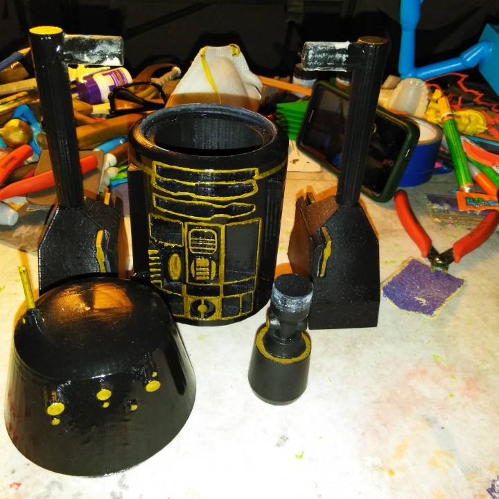 3D Printable Star Wars R5-J2 Imperial Astromech Droid by SHOLM JARBOE