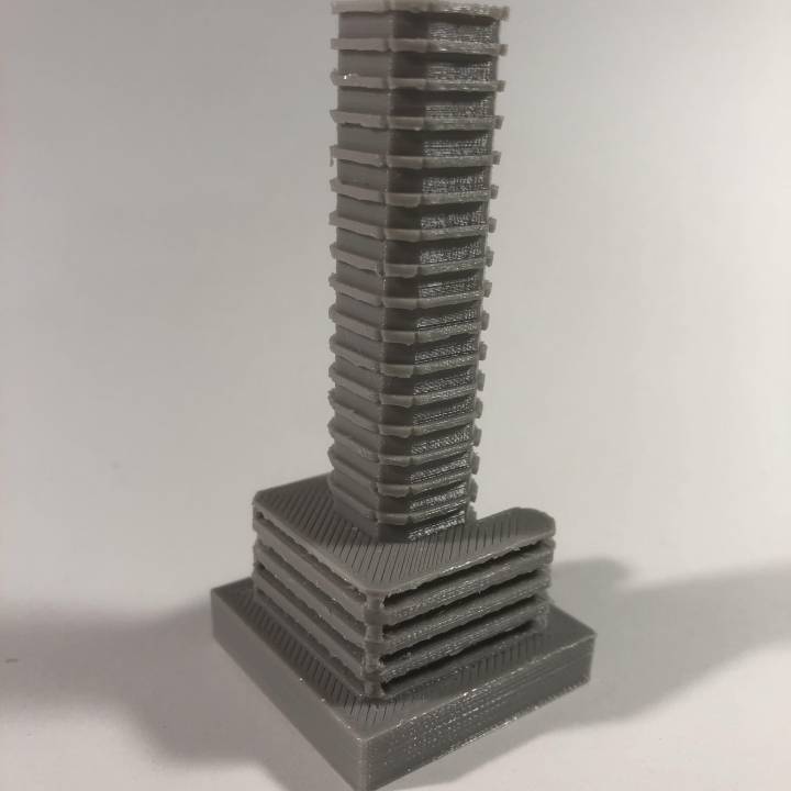 3D Printable Skyscraper 1 by Tyler Dollarhide
