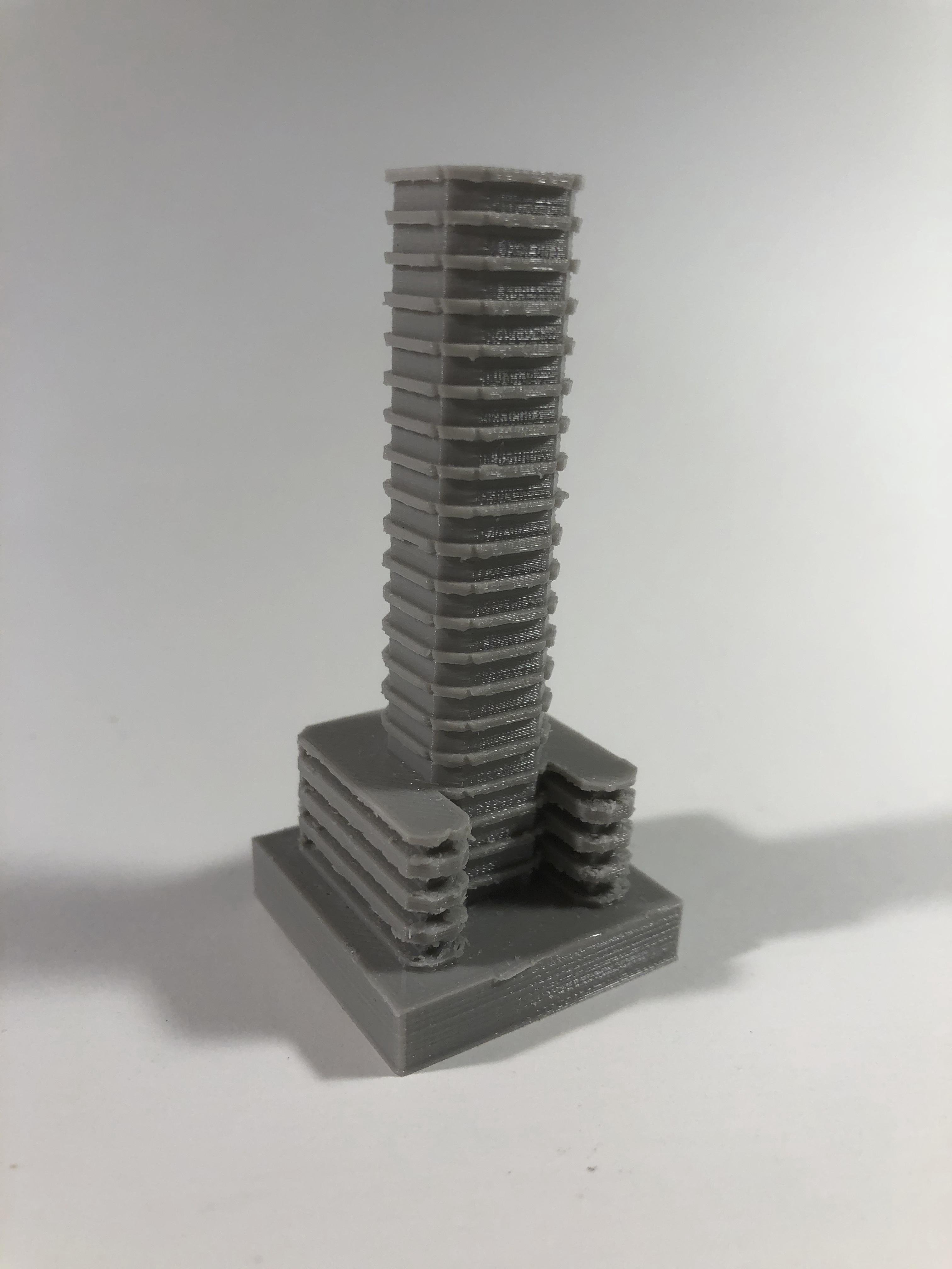 3D Printable Skyscraper 1 by Tyler Dollarhide